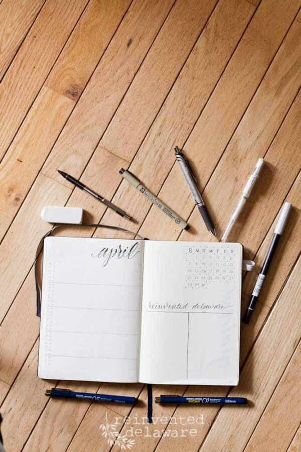 Bullet Journal for Small Business | Part Three - Reinvented Delaware