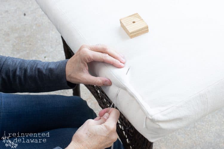 Tufted Cushion Part Two | Reinvented Delaware