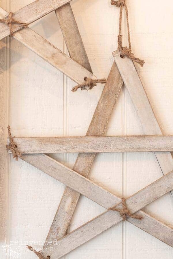 How to Make a Hanging Star DIY Easy Holiday Decorations | Reinvented ...