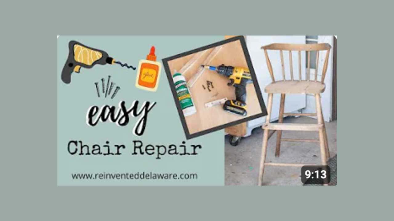 The Easiest Way to Fix a Broken Chair Seat | Reinvented Delaware