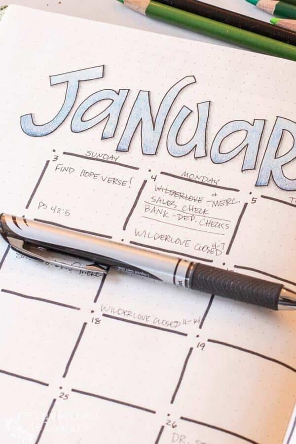 Bullet Journal for Small Business | Part Two - Reinvented Delaware