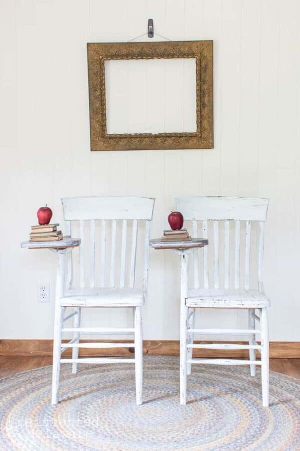 Easy Chair Seat Repair | Antique School Desk Chair | Reinvented Delaware