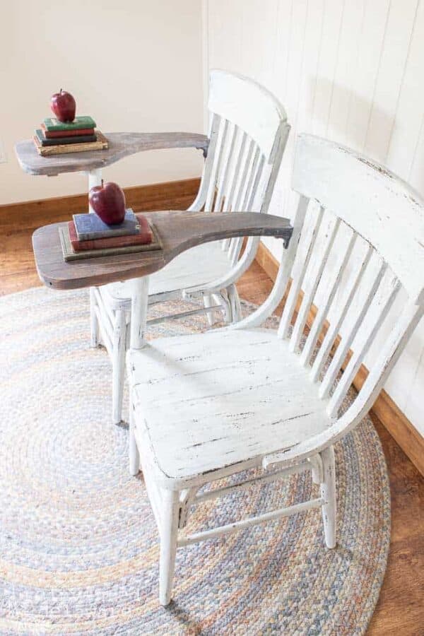 Easy Chair Seat Repair | Antique School Desk Chair | Reinvented Delaware