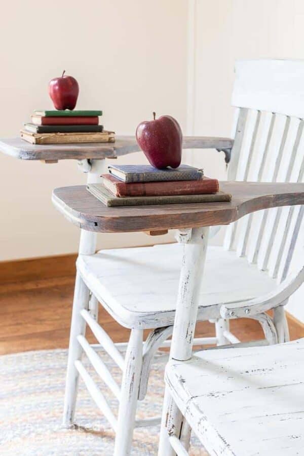 Easy Chair Seat Repair | Antique School Desk Chair | Reinvented Delaware