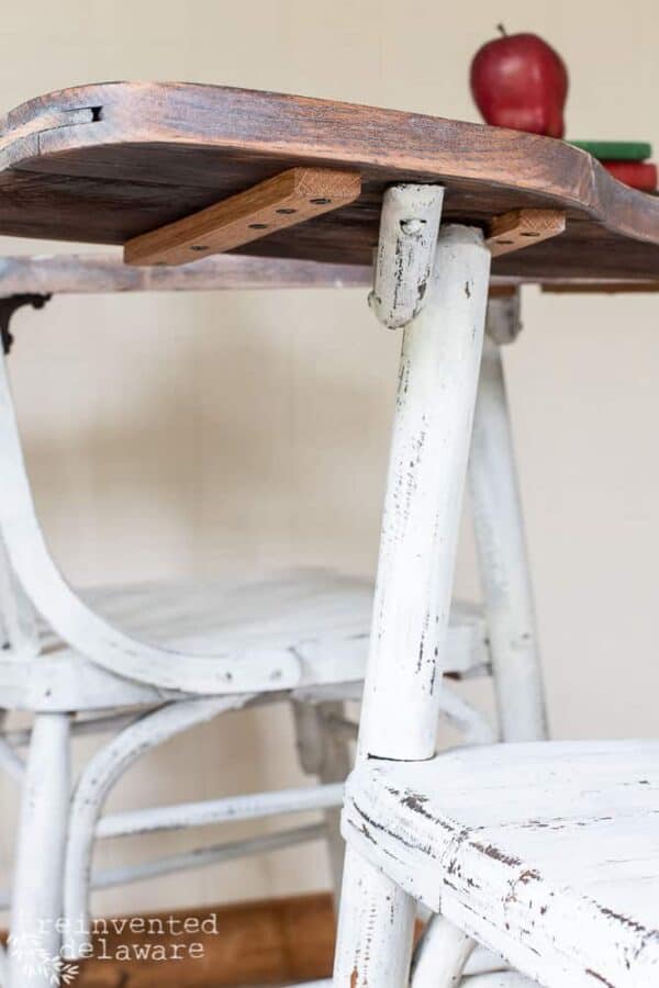Easy Chair Seat Repair | Antique School Desk Chair | Reinvented Delaware