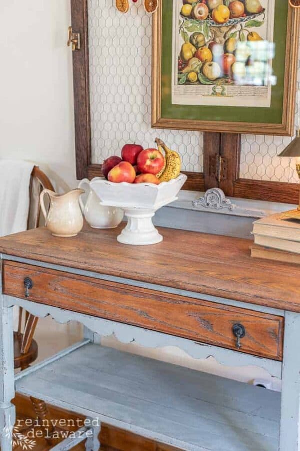 The Easiest Upcycled Wooden Tray Makeover - Reinvented Delaware