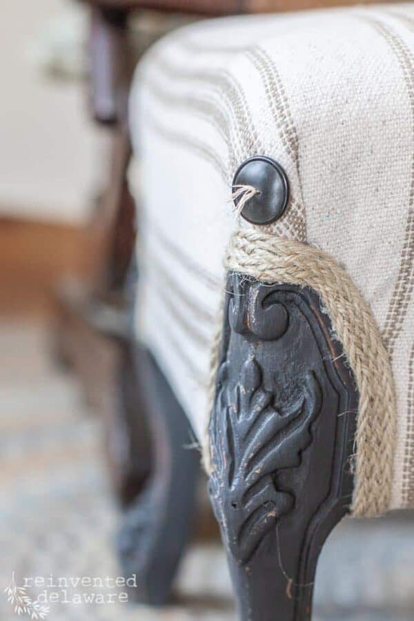 How to Upholster a Footstool | Reinvented Delaware