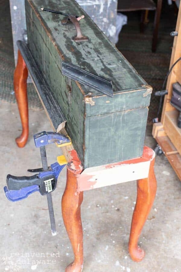 Wooden Tool Chest Upcycle - Reinvented Delaware