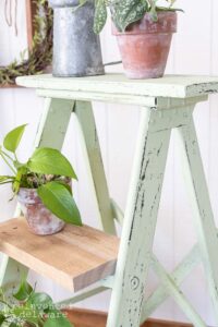 Upcycled Step Ladder: Easy DIY Decor for your Home | Reinvented Delaware