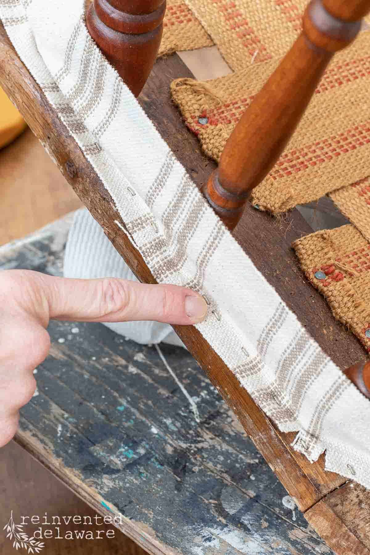 Reupholster an Old Rocking Chair - Easy Upholstery - Reinvented Delaware