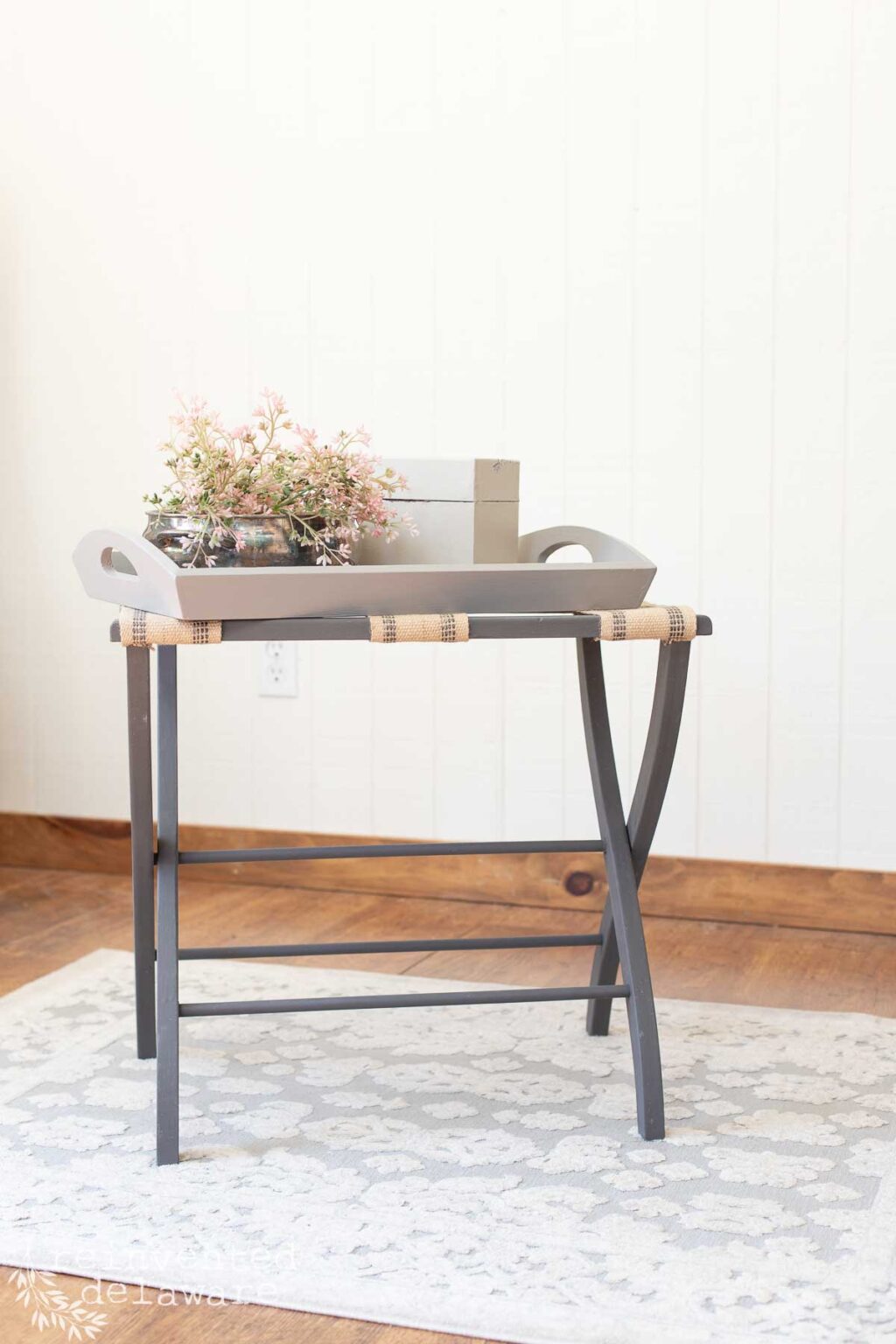 Easy DIY Luggage Rack Makeover for a Guest Bedroom - Reinvented Delaware