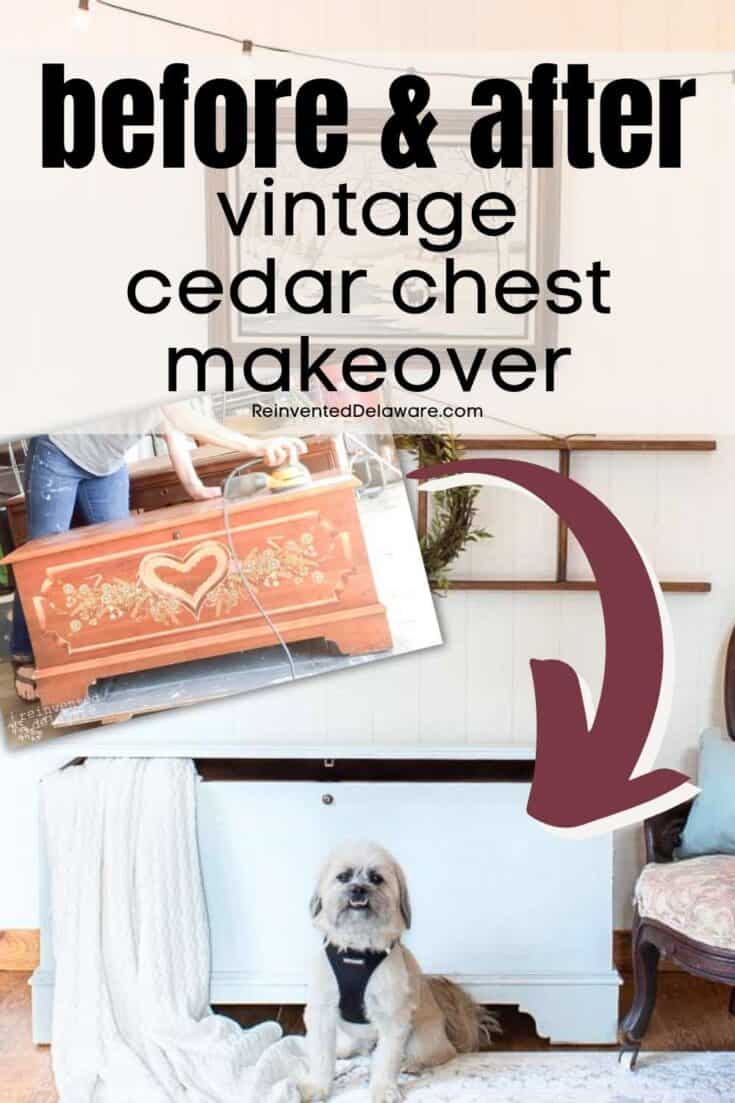 What to Do with an Old Cedar Chest - Refinished Furniture | Reinvented ...
