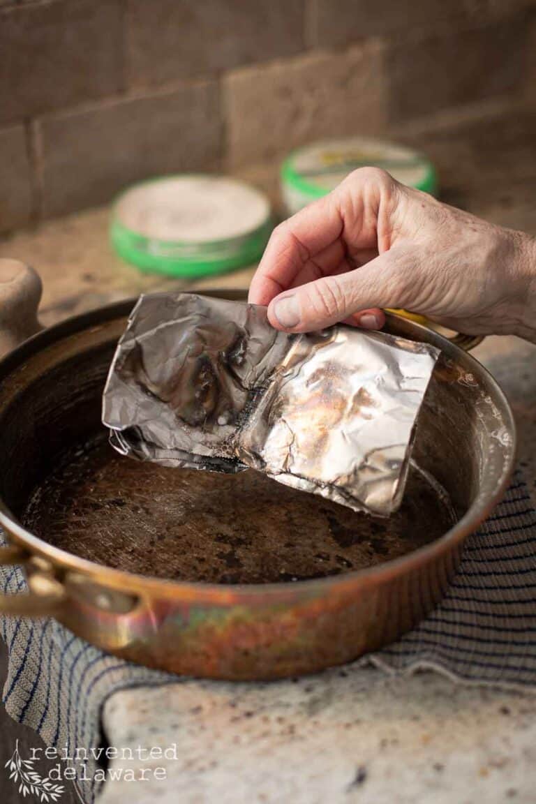 How to Clean a Burnt Copper Pan A New & Easy Way | Reinvented Delaware