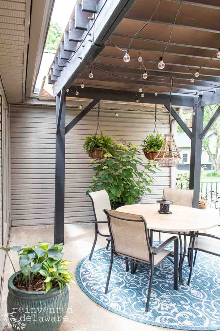 How to Install a DIY Sun Shade Sail for a Patio | Reinvented Delaware