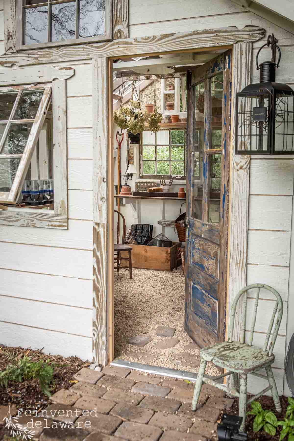 Rustic Shed Decorating Ideas Garden Shed Makeover And Update