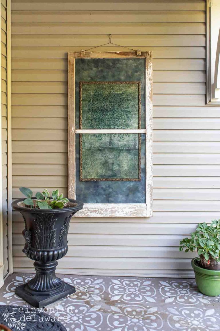 Create Vintage Wall Decor with an Old Window | Reinvented Delaware