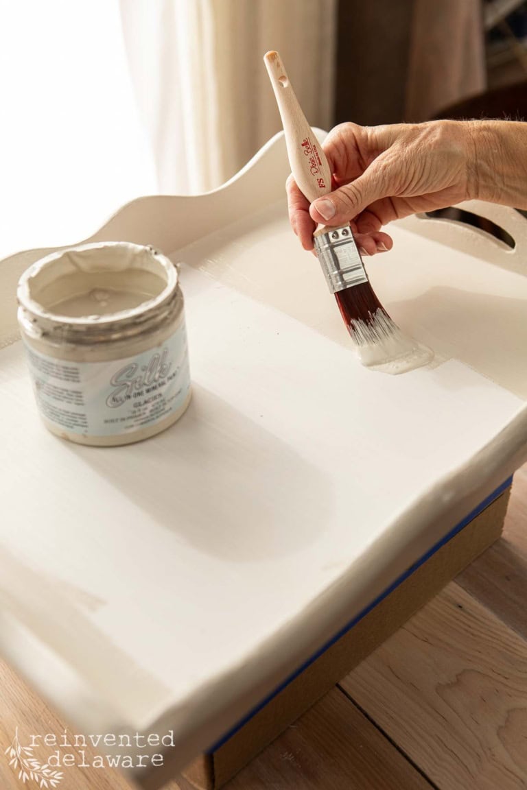 Upcycled Serving Tray: Cheap Christmas Diy Project | Reinvented Delaware