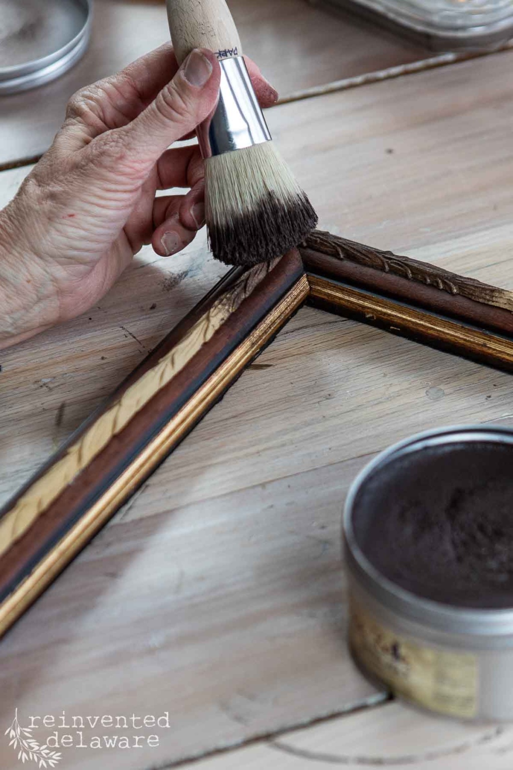 Repurpose Picture Frames: Create an Antique Vintage Look | Reinvented ...