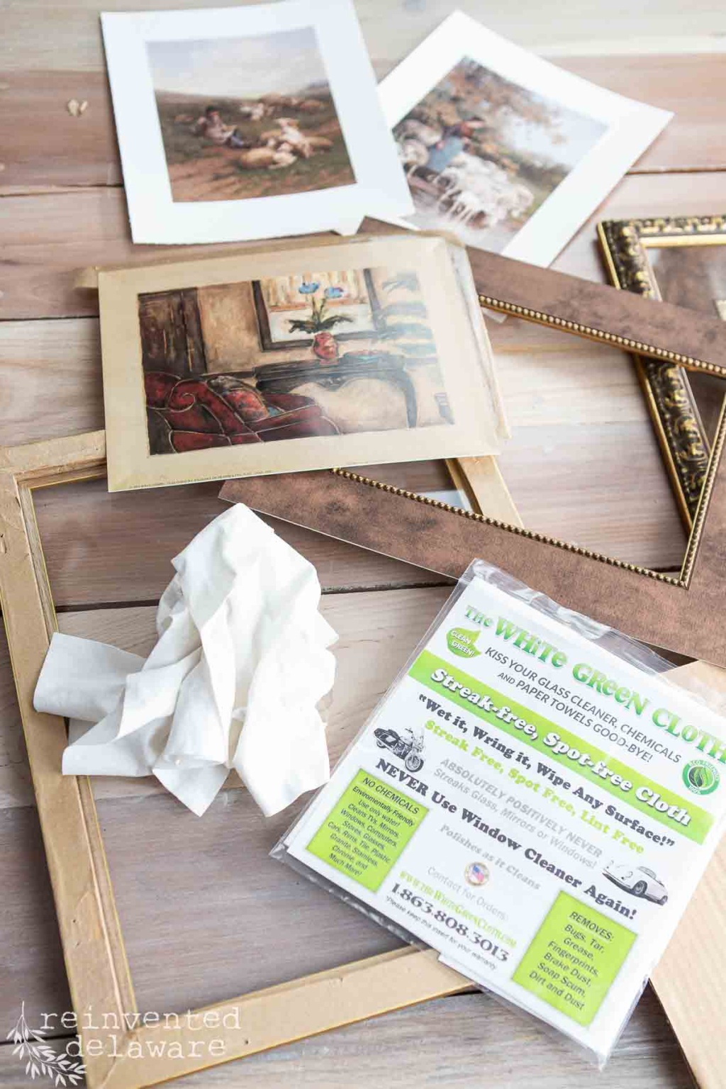Repurpose Picture Frames: Create an Antique Vintage Look | Reinvented ...